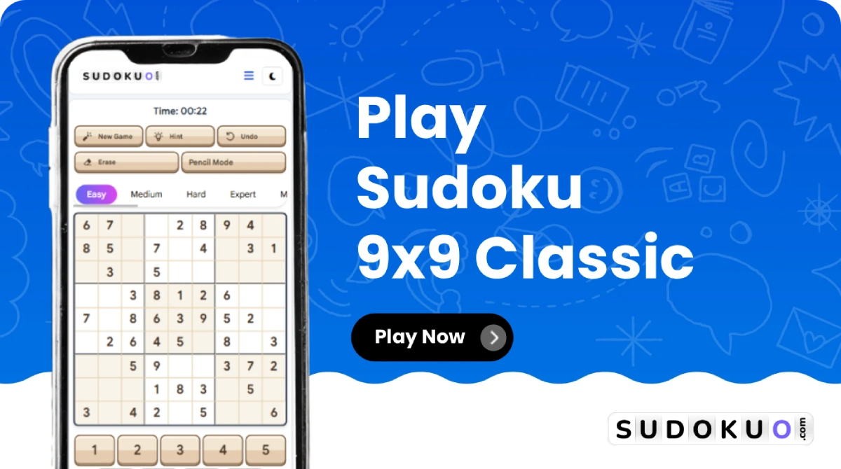Daily Sudoku Challenge – Play Free Online | Sudokuo